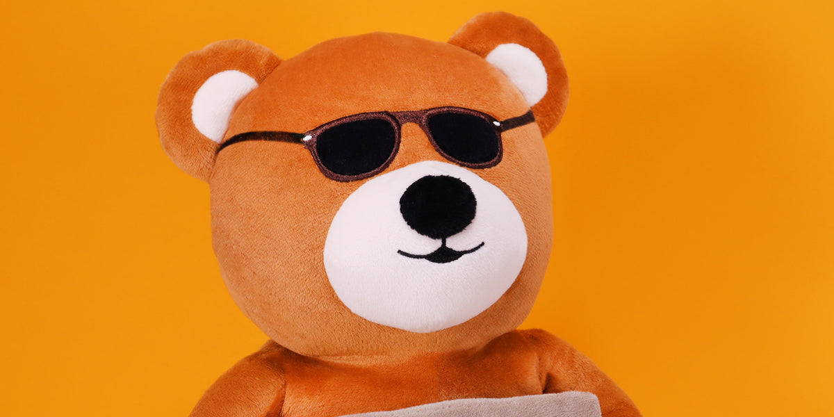 Bear With Sign – PartyPlushies